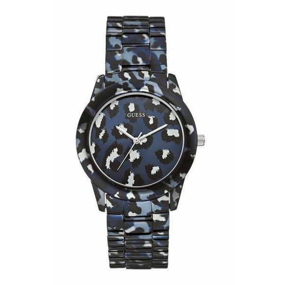 Guess | Accessories | Guess Womens Stainless Steel Blue Ion Plated ...